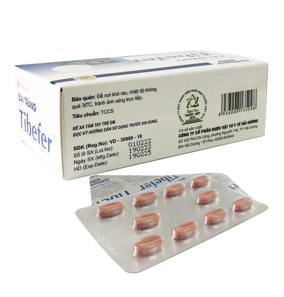 ĐẠI TRÀNG TIBEFER - HDPHARMA -SINCE 1961