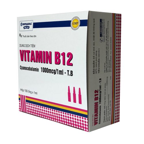 VITAMIN B12 (HỘP 100 ỐNG) - HDPHARMA -SINCE 1961
