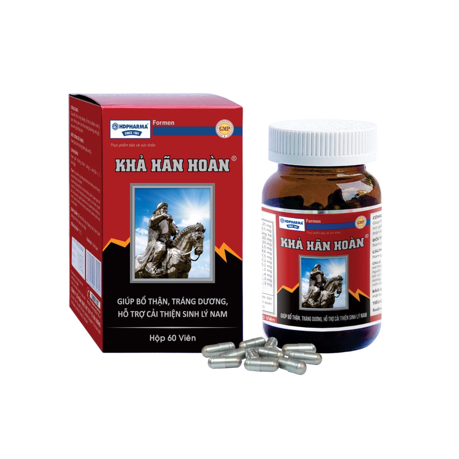 TPBVSK Khả Hãn Hoàn - Hỗ trợ giúp bổ thận, tráng dương TPBVSK Khả Hãn Hoàn - Hỗ trợ giúp bổ thận, tráng dương